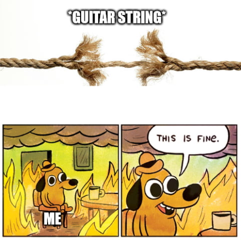 When you use rare strings - 9GAG