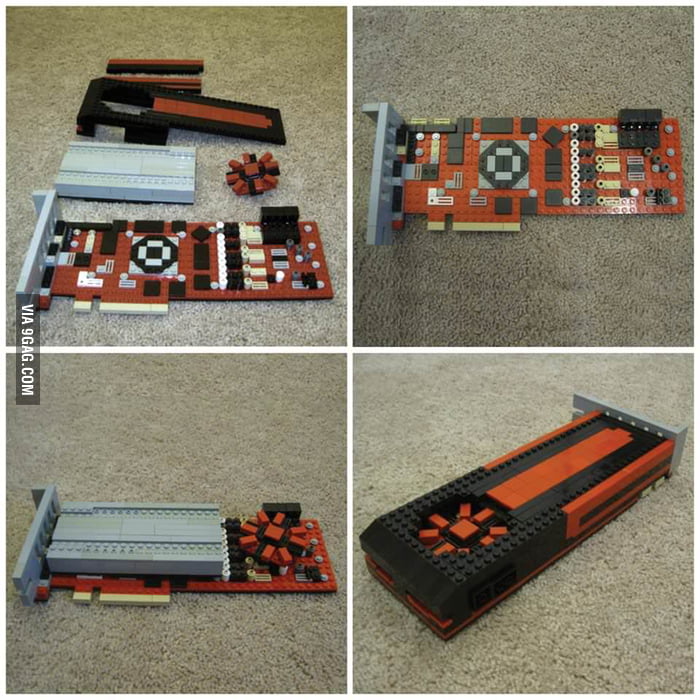 Graphics card made of legos - 9GAG