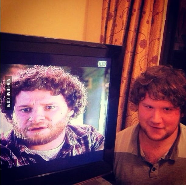 My mate looks like Seth Rogan. Even has the same laugh. - 9GAG