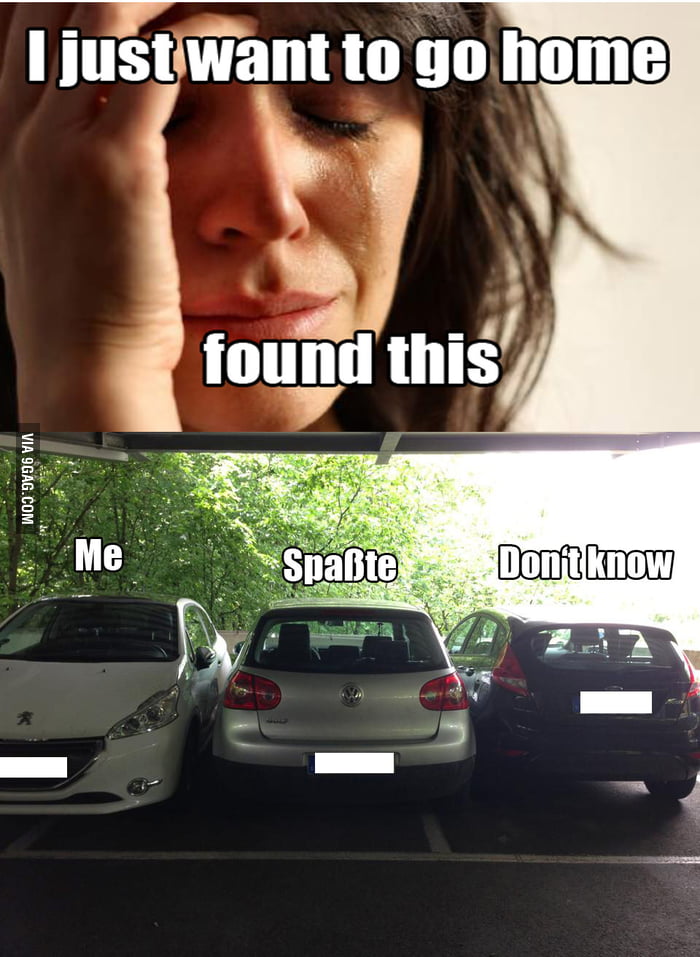 Parking problems at university - 9GAG