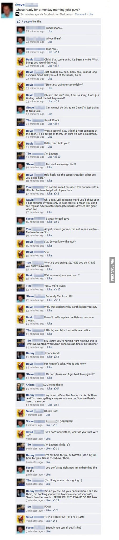 Best facebook comment troll ever - 9GAG