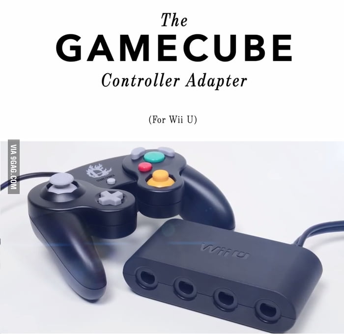Introducing, the official Gamecube Controller Adapter for WiiU - 9GAG