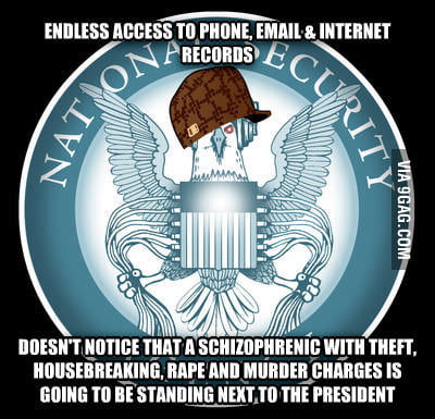 National Security Agency? More Like International Joke. - 9GAG