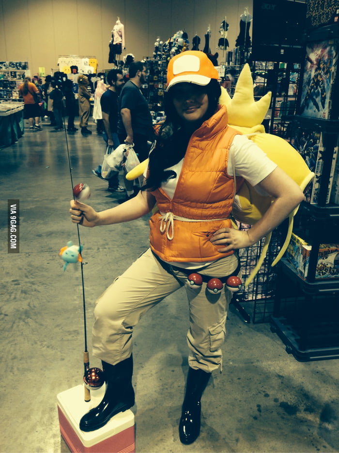 Sweet Pokemon fisherman cosplay - 9GAG