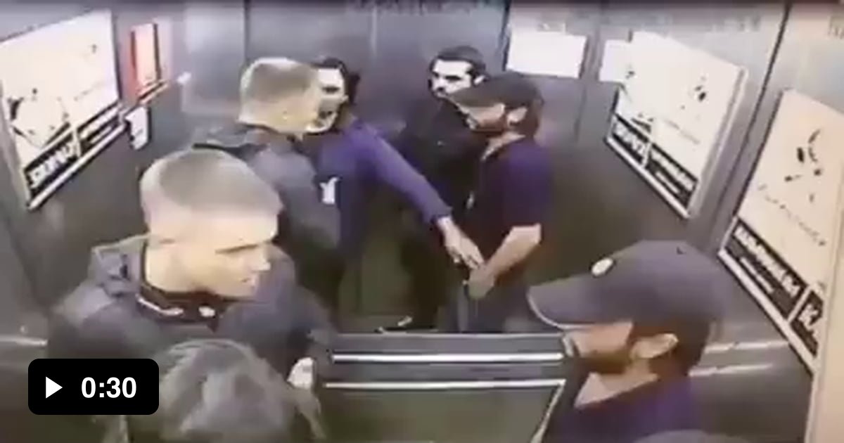 1 v. 3 in an elevator. The 3 get rekt. - 9GAG