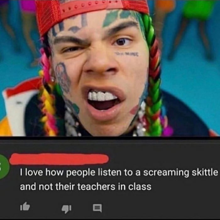 "Screaming skittle" lmao - 9GAG