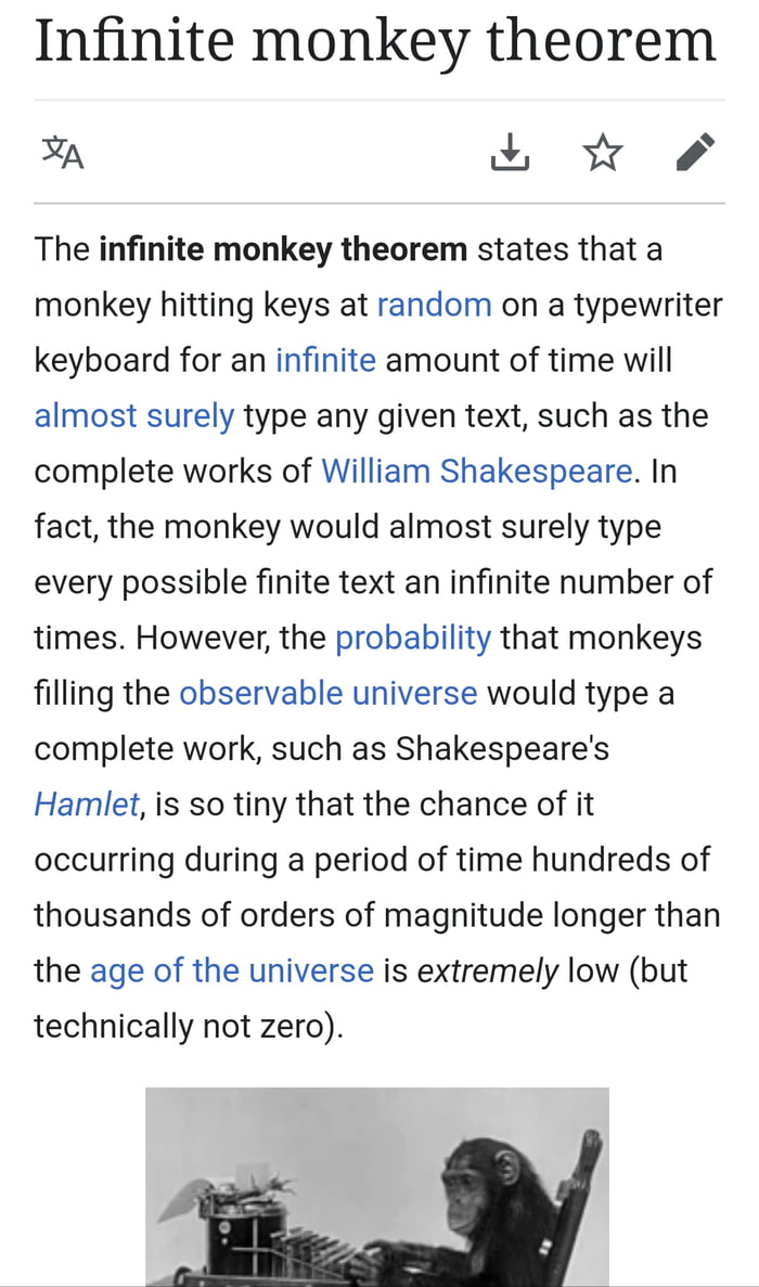 Infinite monkey theorem - 9GAG