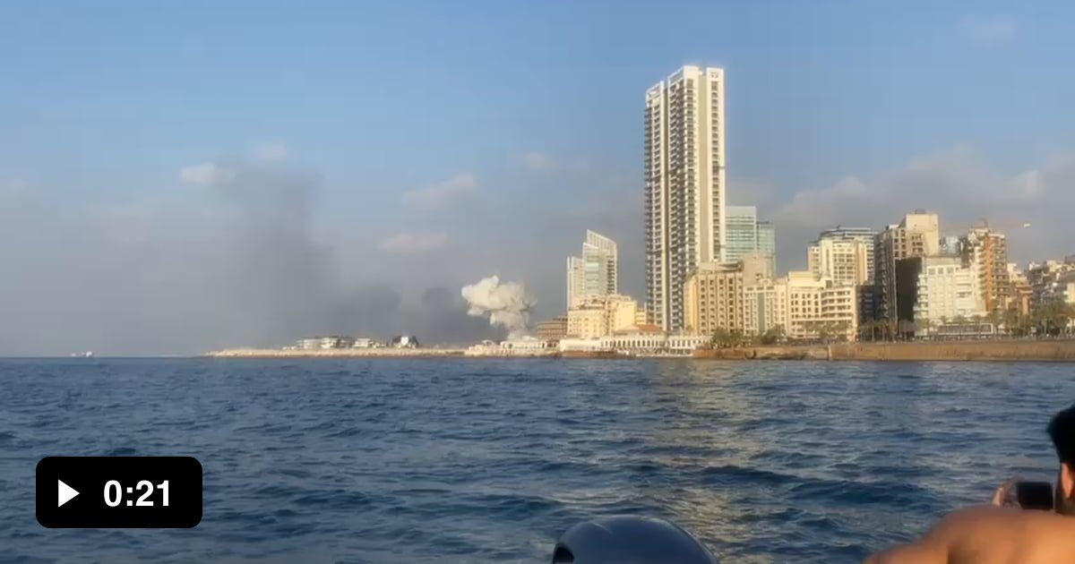 Fireworks factory explosion in Lebanon - 9GAG