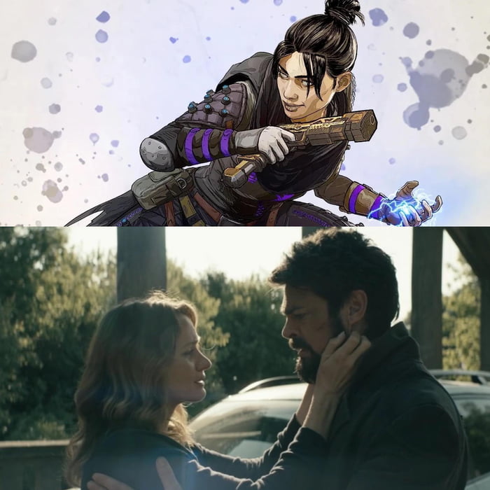 Crossover time. Never knew Wraith’s VO was also Becca Butcher in The Boys - 9GAG
