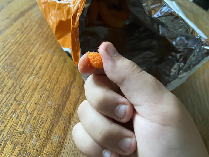 Found ball of cheeto dust! - 9GAG
