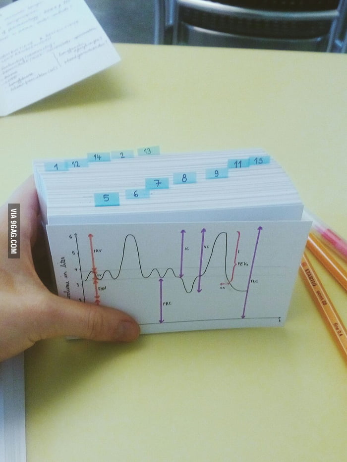 Just finished my flashcards (OCD hell) - 9GAG