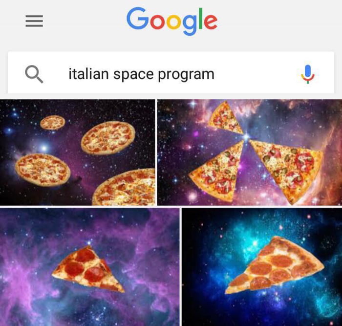 Searched for Italian Space Program, was not disappointed... - 9GAG