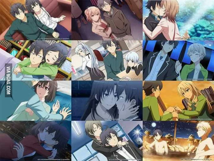 If Oregairu was a harem show - 9GAG