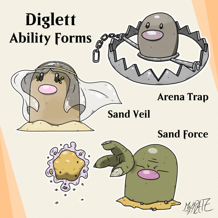 Diglett Ability Forms - 9GAG