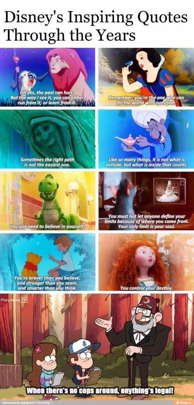 I learned real life lessons from Disney that I still use today. Before ...