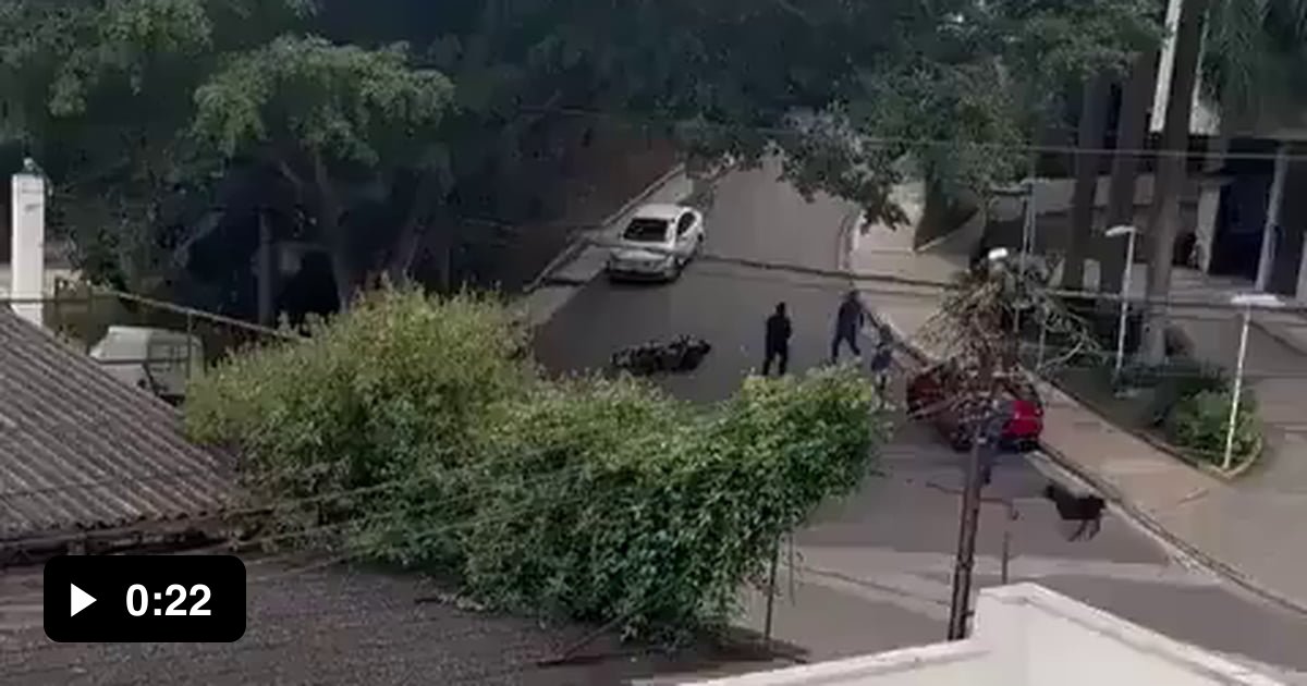 City workers beat up robber after victim fights back during robbery ...