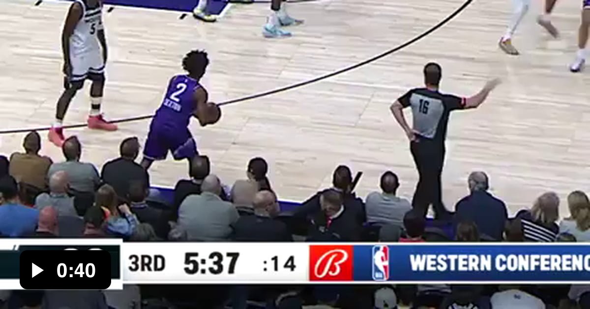 Minnesota Timberwolves Anthony Edwards dunks over Utah Jazz John ...