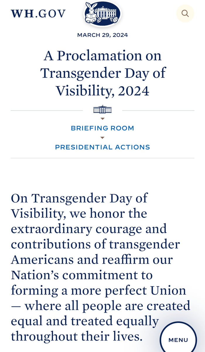 Happy Trans day USA - 9GAG