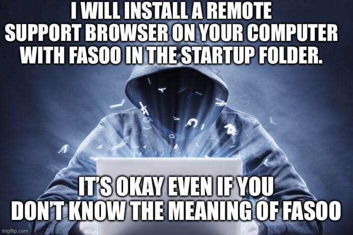 I think the hacker who hacked my computer planted a strange program. - 9GAG