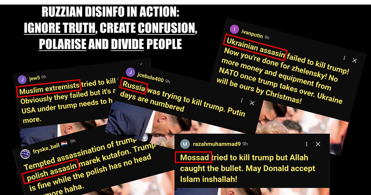 Ruzzian disinfo last night. Don't fall for it folks! - 9GAG