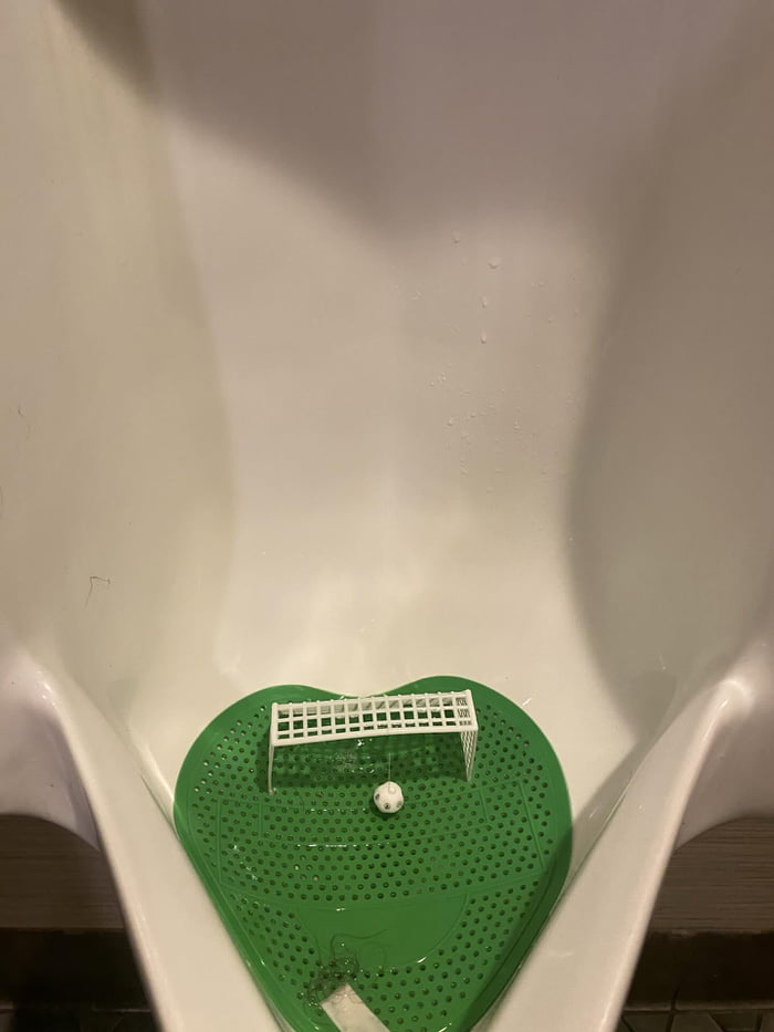 This German urinal allows you to enjoy a little soccer action with your ...