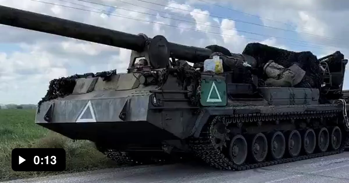 Soviet 2C7 "Peony" in tandem with a German MAN HX tractor and a Polish ...