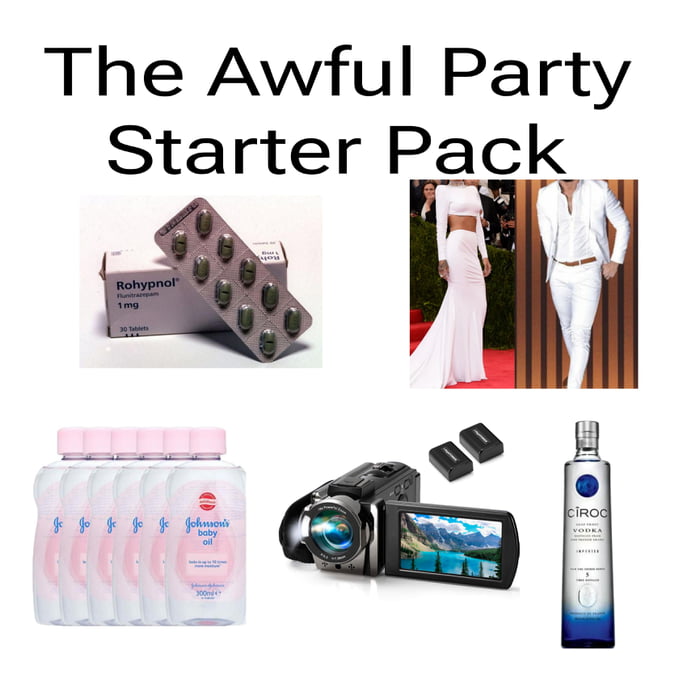 The Awful Party Starter Pack - 9GAG