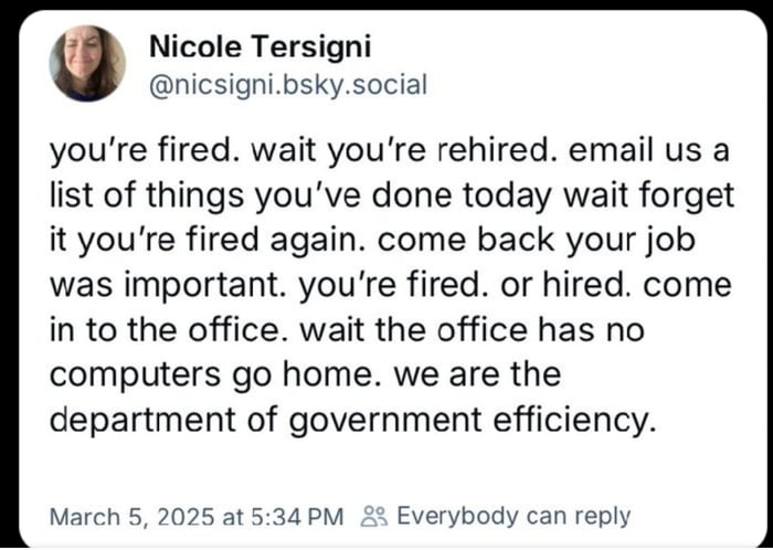 We are the department of government efficiency! - 9GAG