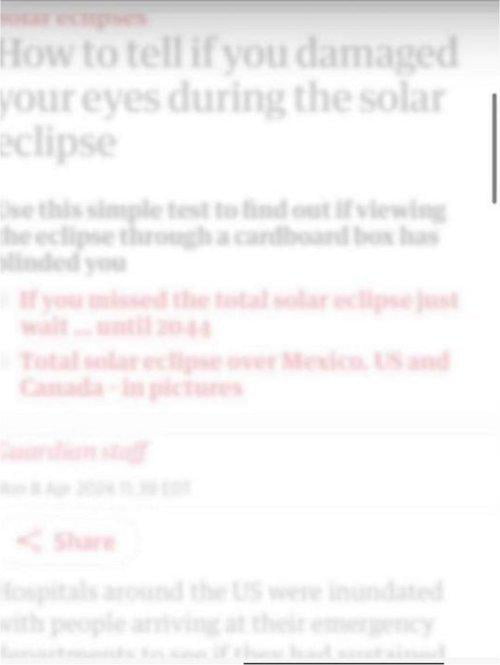 How to tell if you damaged your eyes during the eclipse... - 9GAG