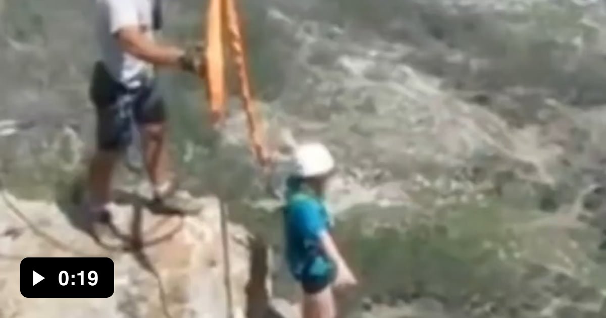 Bungee jump gone horribly wrong…. Imagine realizing you’re not going ...
