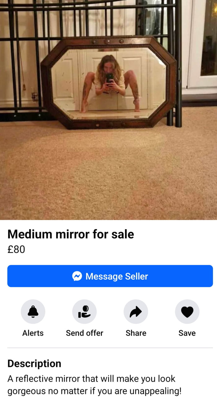 How to sell a mirror - 9GAG