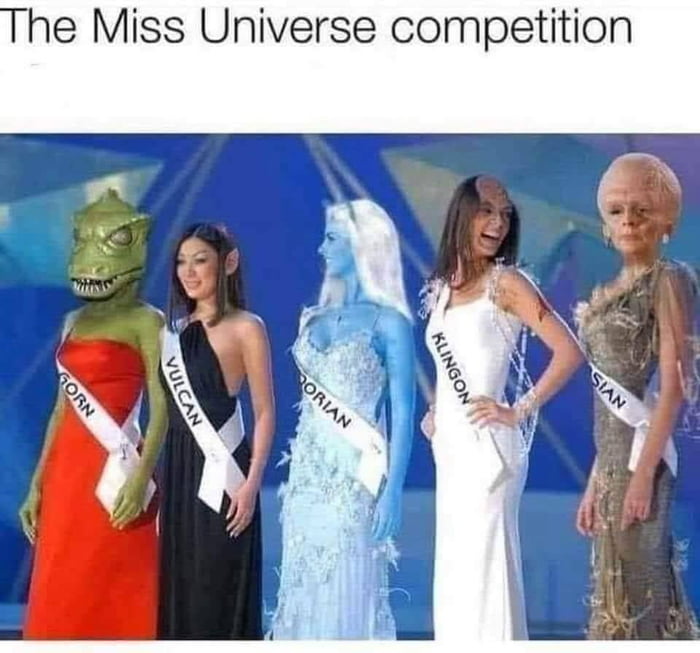 The real Miss Universe contest - 9GAG