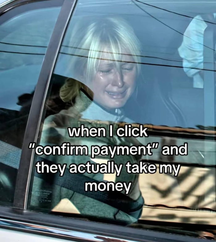 The moment of truth when online shopping becomes real. - 9GAG