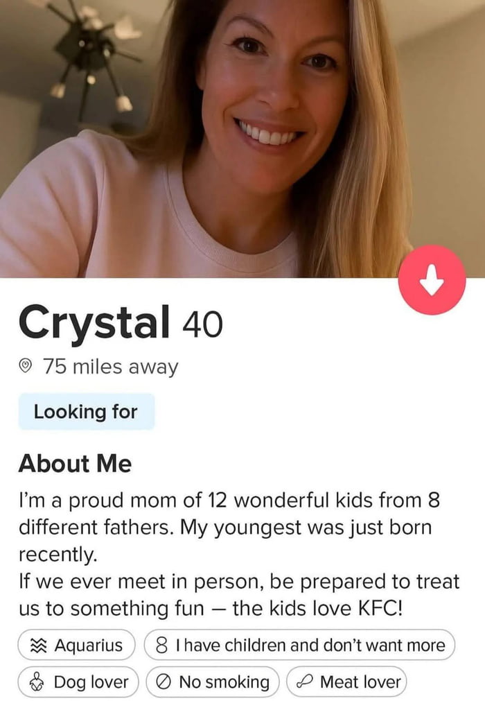 Twelve kids, eight fathers, and a love for KFC. What a catch - 9GAG