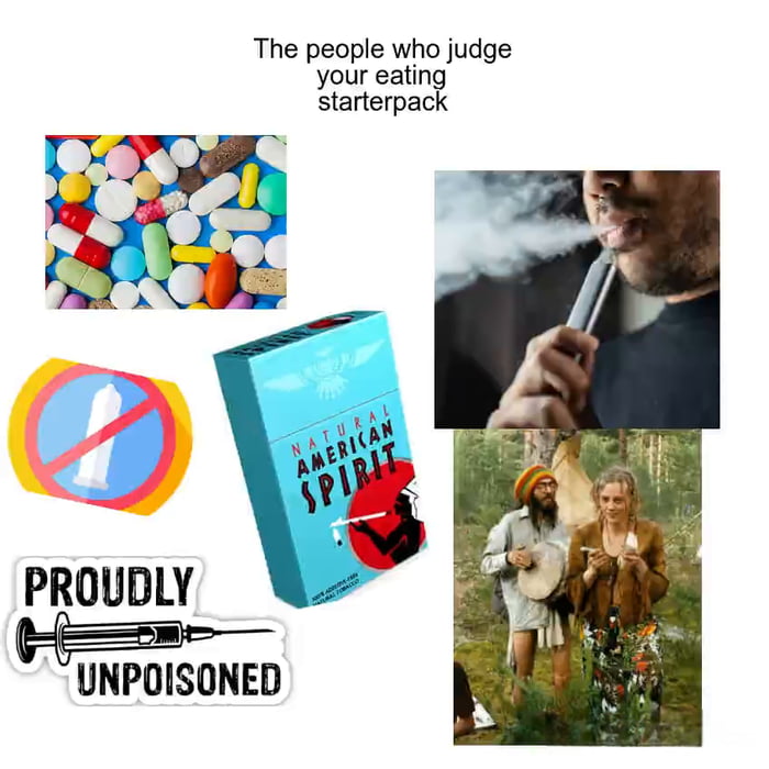 The "you know red meat causes cancer" starterpack - 9GAG