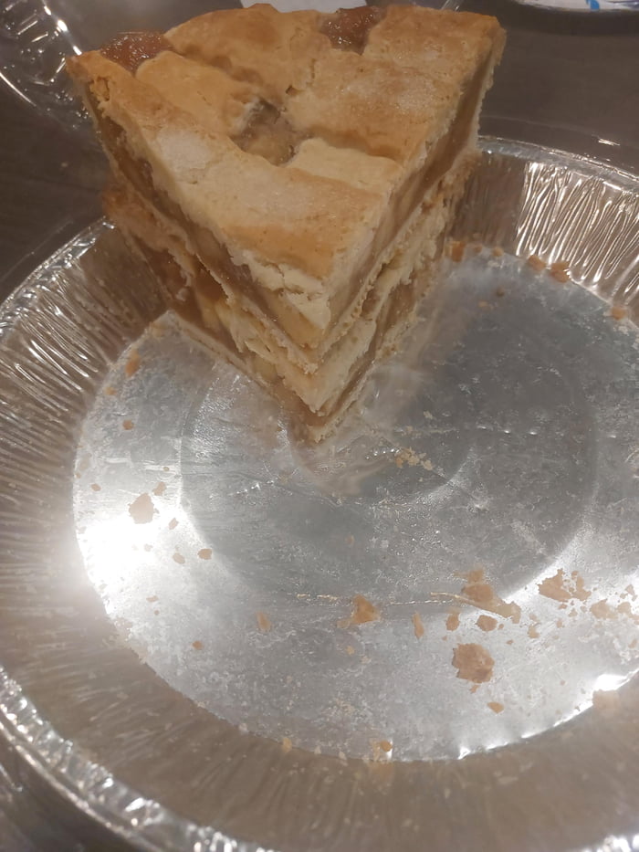 Two slices of apple pie - 9GAG