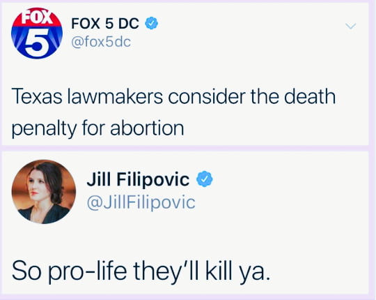 Pro life logic: taking her life for a fetus abortion - 9GAG