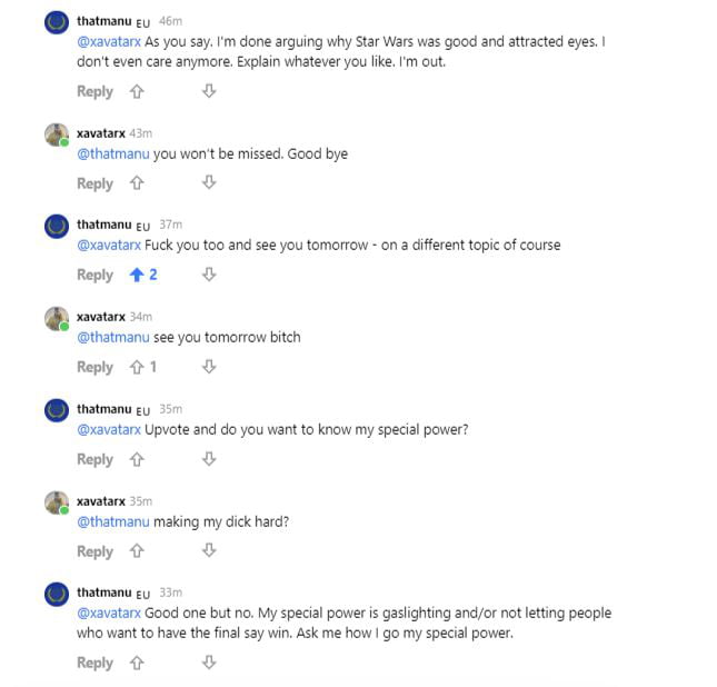 Gentlemen I present you the general 9gaggers interaction. - 9GAG