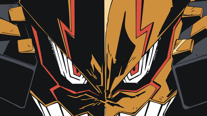 King Kittan Eyecatch from Tengen Toppa Gurren Lagann (2506x1409) - 9GAG