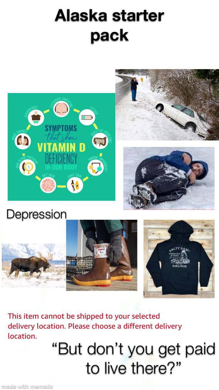 Alaska starter pack - 9GAG