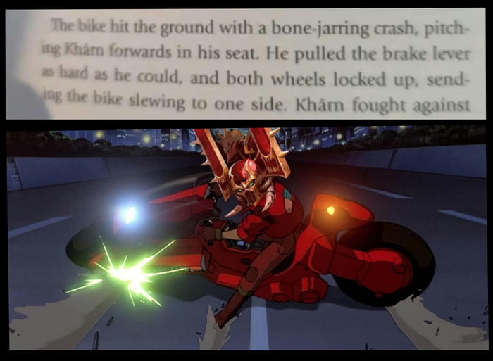 Kharn hit the Akira Slide - 9GAG