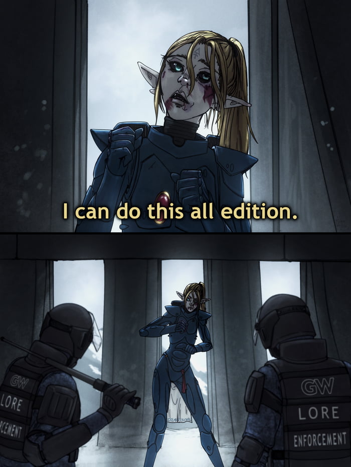 Model team giveth, and lore team taketh away - 9GAG