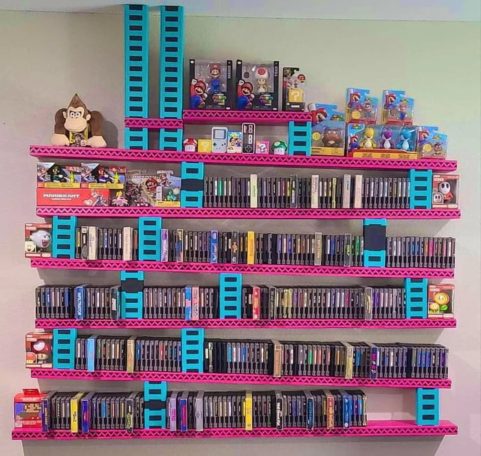 Nintendo Shelf in the shape of Original Donkey Kong - 9GAG