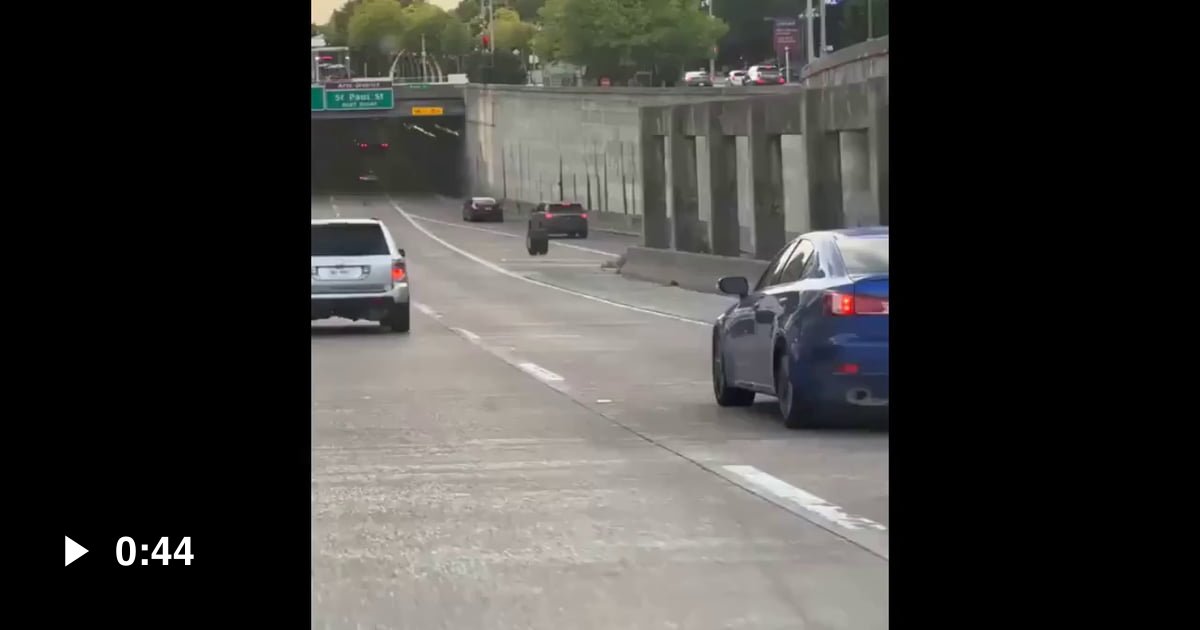 Runaway Wheel Keeps Going and Going - 9GAG