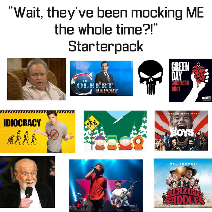 They've been mocking ME?!? starter pack. - 9GAG
