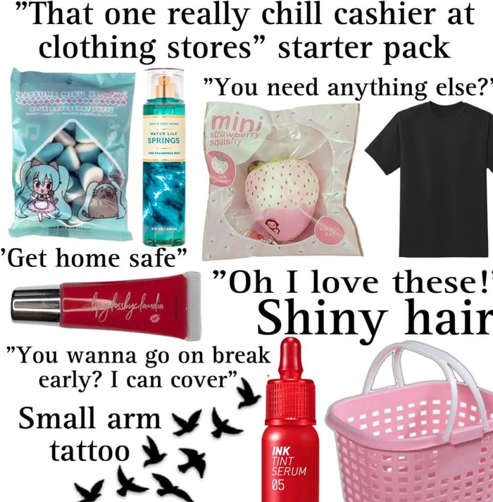 That one chill cashier at clothing stores starter pack - 9GAG