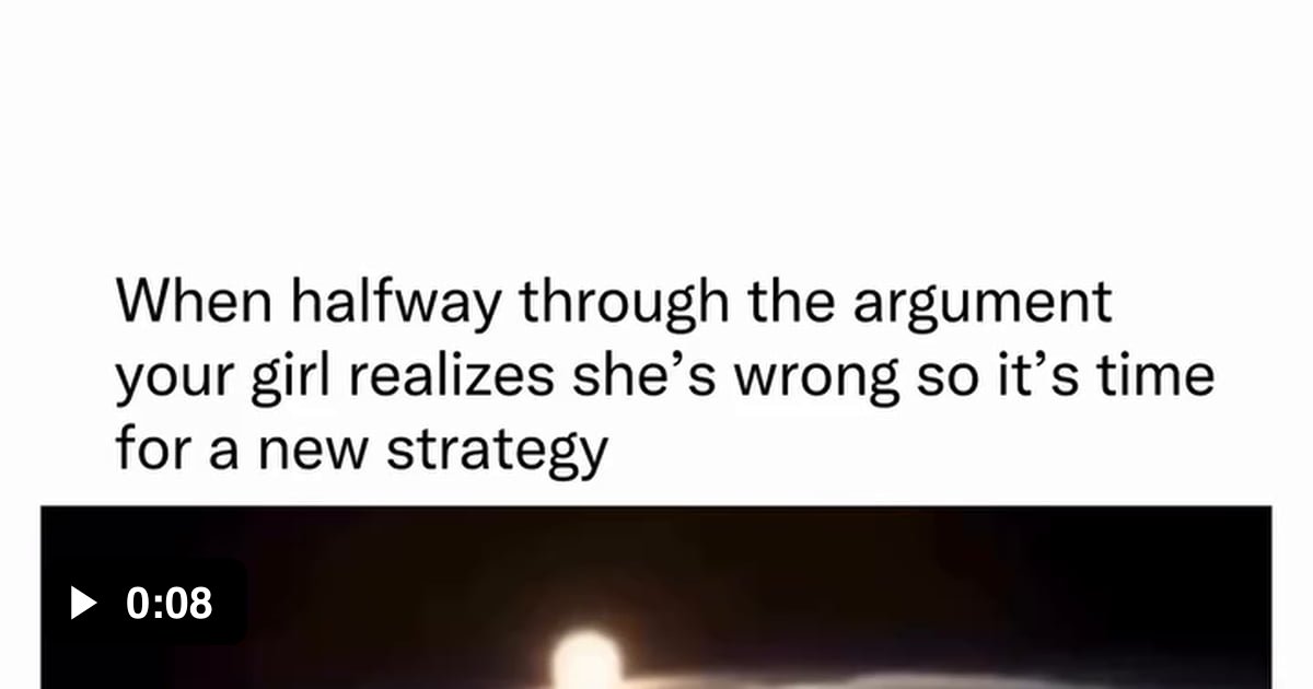 When the argument takes a sudden turn for the dramatic. - 9GAG