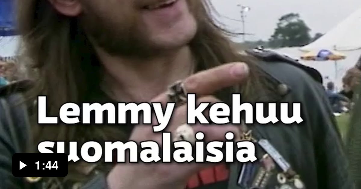 Lemmy compliments Finnish people - 9GAG