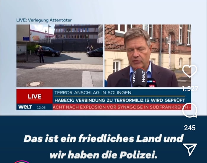 Ladys and gentleman: germanys very wise vice chancellor. - 9GAG