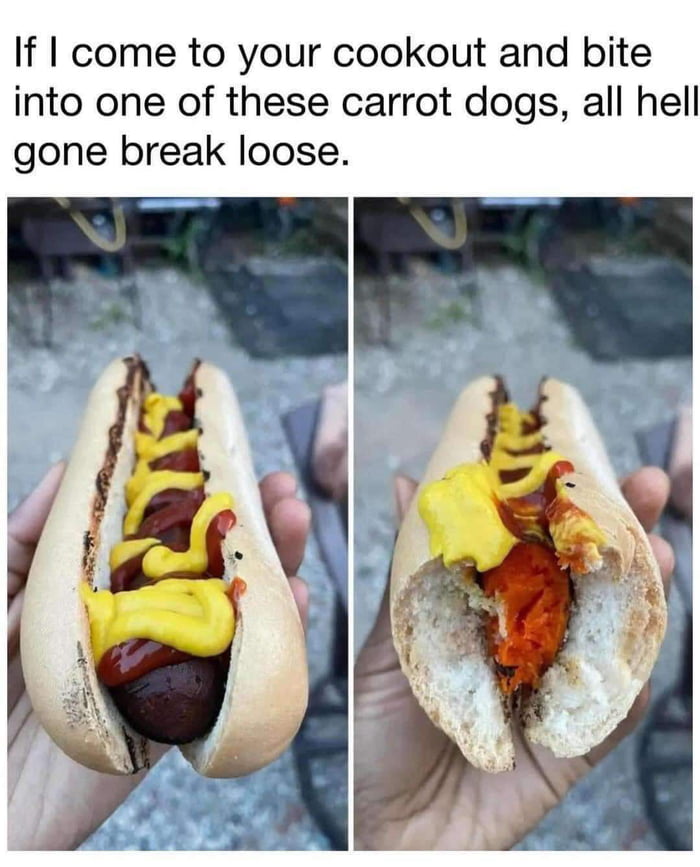 Carrot dogs - 9GAG